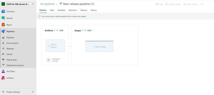 Implement CI/CD for SQL Server with Visual Studio and Azure DevOps
